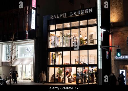 Polo Ralph Lauren in Tokyo, Japan / company logo A logo of Polo Ralph ...