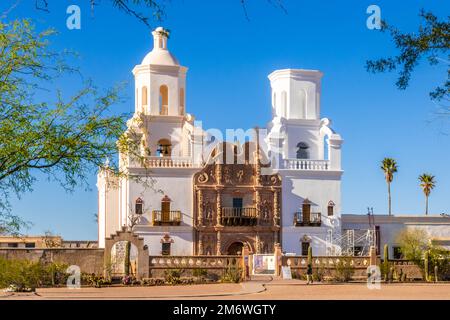 A 1700s Catholic Church in Tucson, Arizona Stock Photo - Alamy