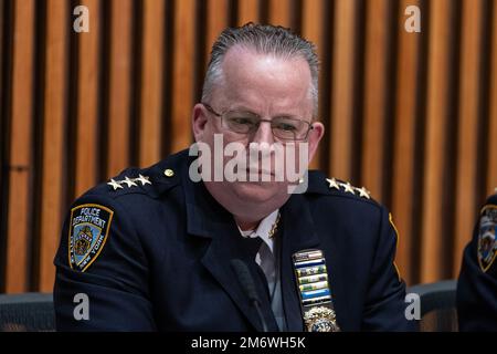 NYPD Chief of Patrol John Chell seen around New York criminal court on ...