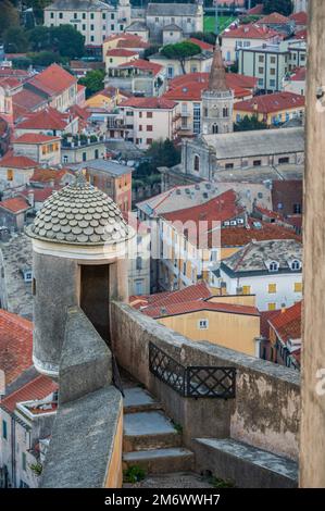 Finalborgo from Forte San GIovanni Stock Photo - Alamy