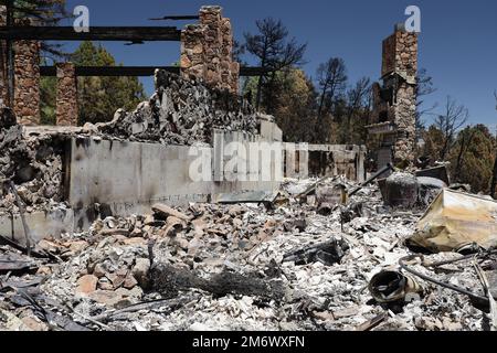 Ruidoso, NM – Photos and B-Roll imagery of fire damage in Ruidoso, New ...