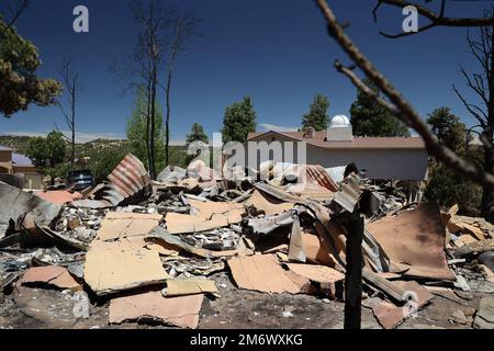 Ruidoso, NM – Photos and B-Roll imagery of fire damage in Ruidoso, New ...