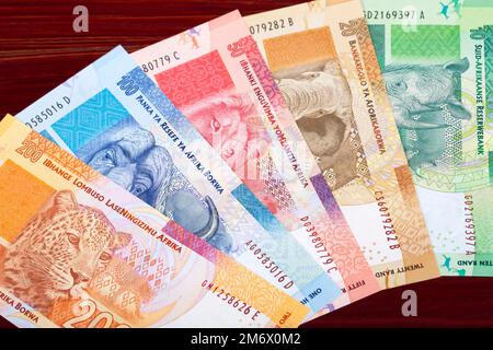 South African money - rand a business backround Stock Photo - Alamy