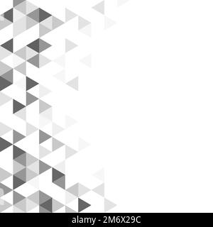Gray triangle patterned on white background Stock Vector Image & Art ...
