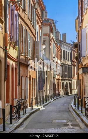 Old House in Toulouse, France, with its original cladding removed ...