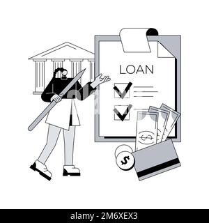 Loan disbursement concept vector illustration Stock Vector Image & Art ...