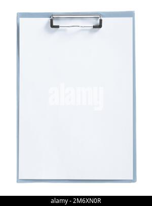 isolated gray paperclip with sheet Stock Photo - Alamy