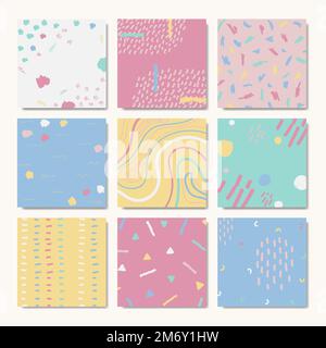 Patterned playful design backgrounds vector Stock Vector Image & Art ...