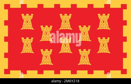 Flag of Greater Manchester - England - United Kingdom Vector Stock ...