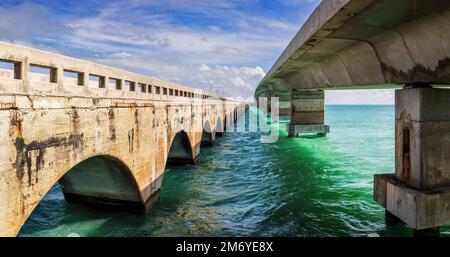 Overseas Highway bridge to the Key West, Florida, USA Stock Photo - Alamy