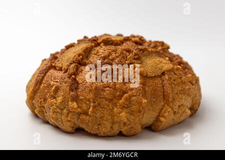 soboro bread on a white background Stock Photo - Alamy