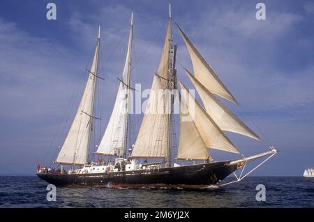 British schooner Malcolm Miller, 1994 Stock Photo - Alamy