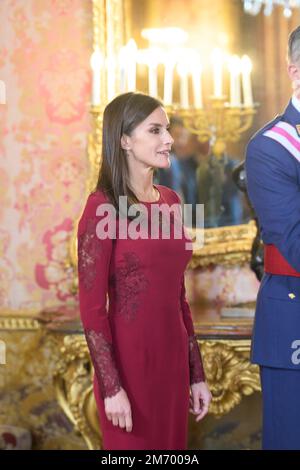Queen Letizia of Spain attends New Year's Military Parade 2026 at Royal ...