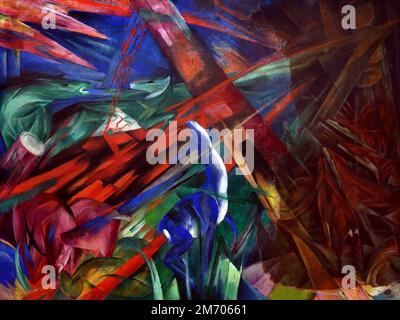 Franz Marc - Animal Destinies Trees Show Their Rings Animals Their ...