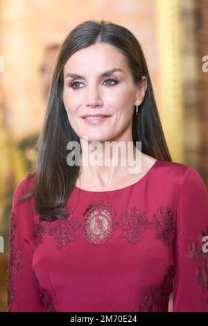 Queen Letizia of Spain attends New Year's Military Parade 2026 at Royal ...