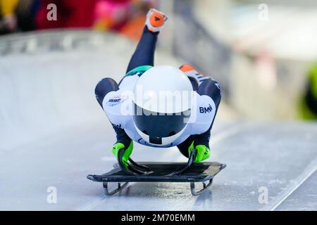 WINTERBERG, GERMANY - JANUARY 6: Alessia Crippa of Italy compete in the ...