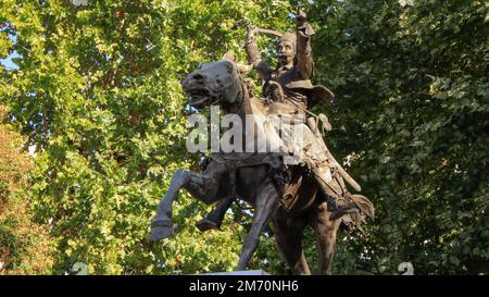 Karditsa city, Plastira statue, Thessaly, Greece Stock Photo - Alamy