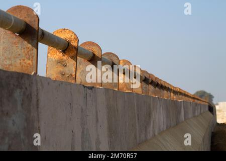 Indian rural area field for crops and water sources Stock Photo - Alamy