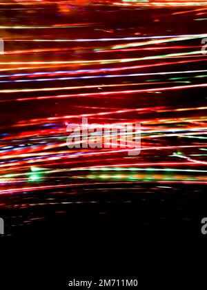 Closeup image of colorful glowing neon display in the casino or lottery ...