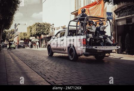 Streets and events in magical town of Leon, Mexic Stock Photo - Alamy