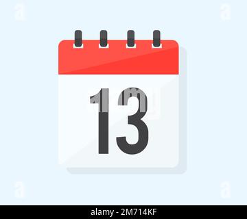 Vector flat daily calendar icon. Day , month , January eps Stock Vector ...