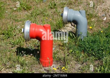 Hydrant Suction Point For The Fire Brigade Germany Stock Photo Alamy