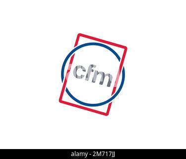 CFM International, rotated logo, white background Stock Photo - Alamy