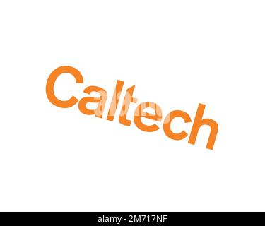 California Institute of Technology, rotated logo, white background B ...