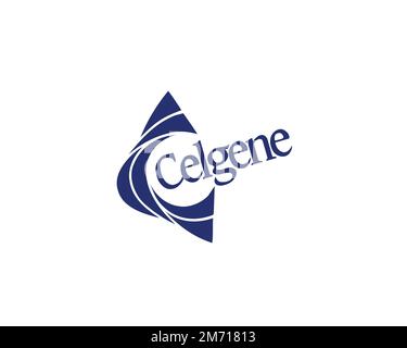 Celgene, rotated logo, white background B Stock Photo - Alamy