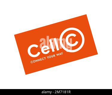 Cell C, rotated logo, white background B Stock Photo - Alamy