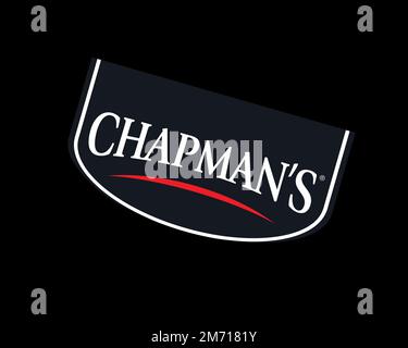 Chapman's, Logo, Black background Stock Photo - Alamy