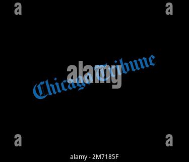 Chicago Tribune, Logo, Black background Stock Photo - Alamy