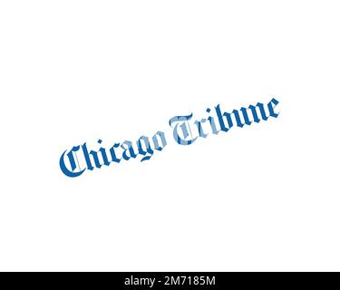 Chicago Tribune, Logo, White background Stock Photo - Alamy