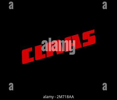 Claas, Logo, Black background Stock Photo - Alamy