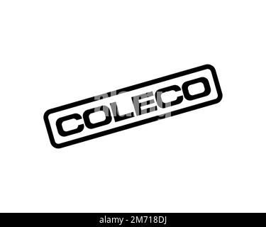 Coleco, Logo, White background Stock Photo - Alamy