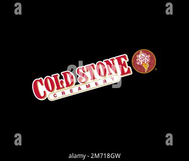 Cold Stone Creamery, Logo, Black background Stock Photo - Alamy
