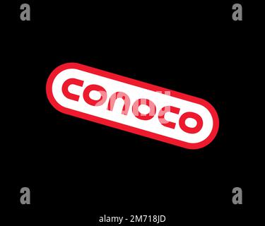 Conoco, Logo, Black background Stock Photo - Alamy