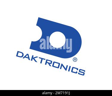 Daktronics, Logo, White background Stock Photo - Alamy