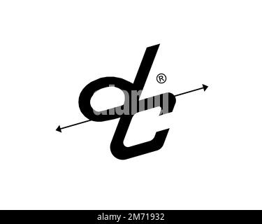 David Clark Company, rotated logo, white background B Stock Photo - Alamy
