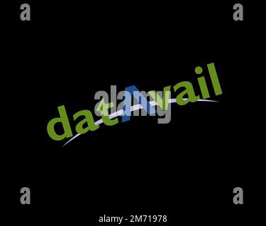 Datavail, Logo, Black background Stock Photo - Alamy