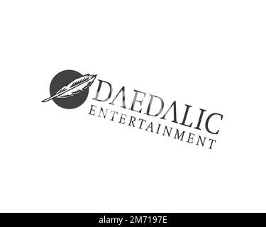 Daedalic Entertainment company, rotated logo, white background Stock ...
