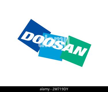 Doosan Group, Logo, White background Stock Photo - Alamy