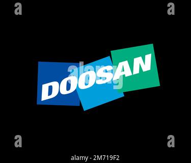 Doosan Heavy Industries & Construction, Logo, White background Stock ...