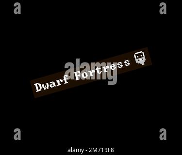Dwarf Fortress, Logo, Black background Stock Photo - Alamy