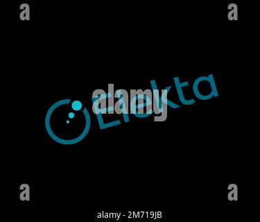 Elekta, Logo, Black background Stock Photo - Alamy