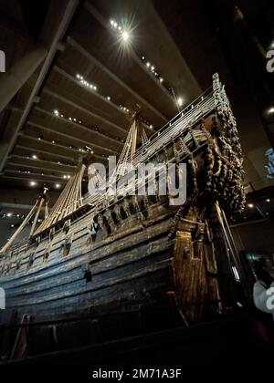 Warship Vasa. Built at 1626-1628 on the orders of the King of Sweden ...