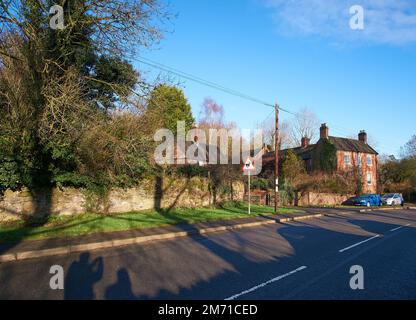 Old village houses in Ticknall, UK Stock Photo - Alamy