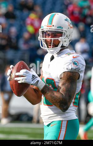 Miami Dolphins cornerback Justin Bethel (20) runs onto the field before ...