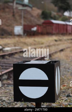 Station switch and signal Stock Photo - Alamy