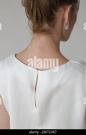 Smooth elegant white silk or satin luxury cloth texture can use as ...